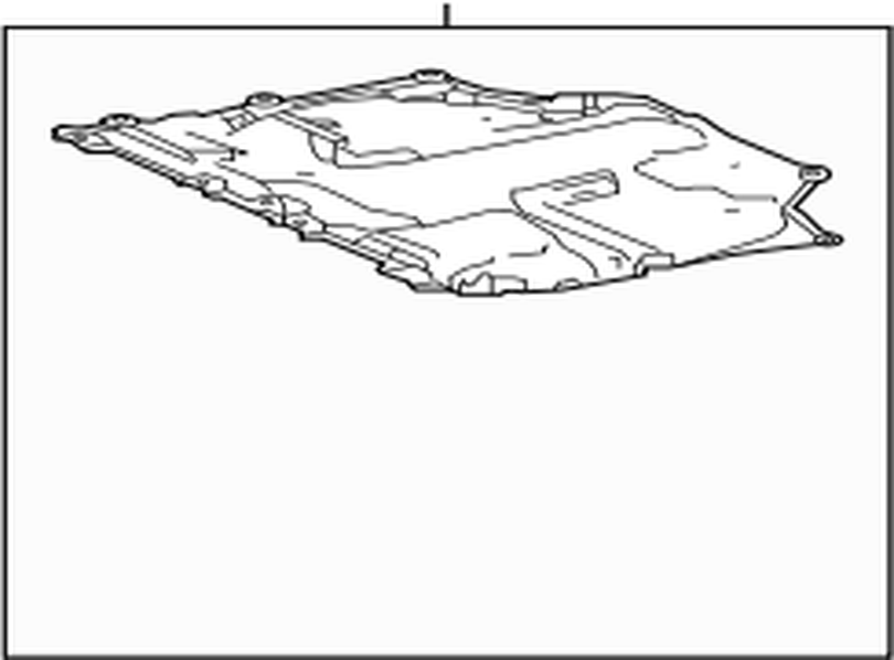 51410-47020 Toyota Cover, engine under, no.1 5141047020, New Genuine ...