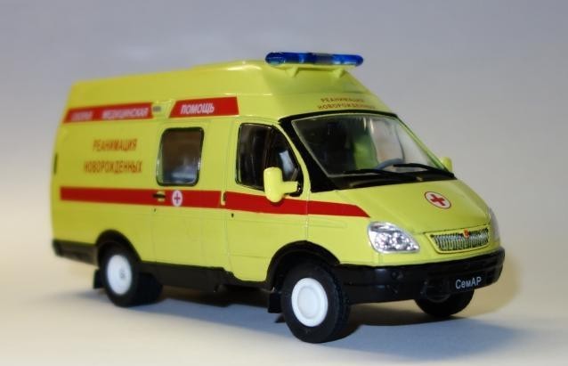 DeAgostini 1:43 Russian SemAR-3234 (GAZ-3234) ambulance №53 | eBay