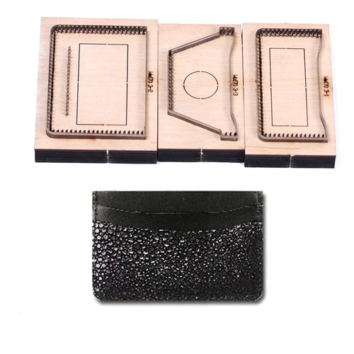 Cardholder wallet Coin purse Leather Cutting Die Cut Mold, Handmade | eBay