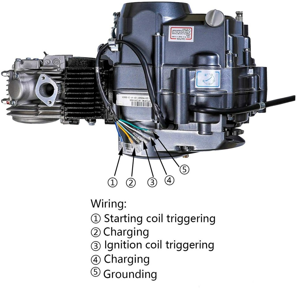 125cc Lifan Engine Motor Kick Start For CRF50 CRF70 ATC70 CT90 CT110 ...