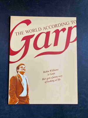 The World According to Garp Screening Program 1982 Robin Williams, rare ...