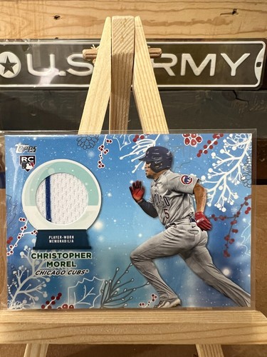 Christopher Morel RC Chicago Cubs 2023 Topps Holiday Jersy Patch ...