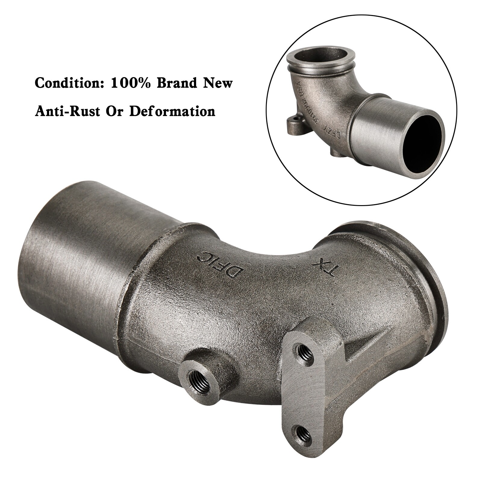 Cummins 4BT 6BT Outlet Connection Exhaust Manifold Tube | 3910992 | 6 ...