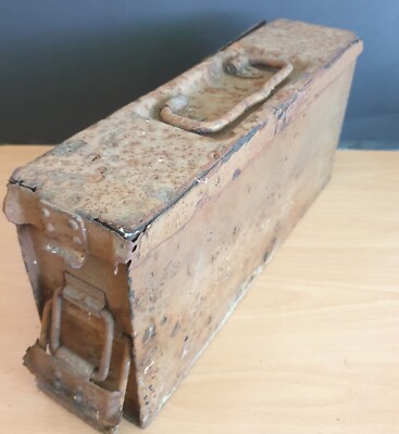 WW2 German Army Barn-Found Tan MG Relic Canister from Battle of ...