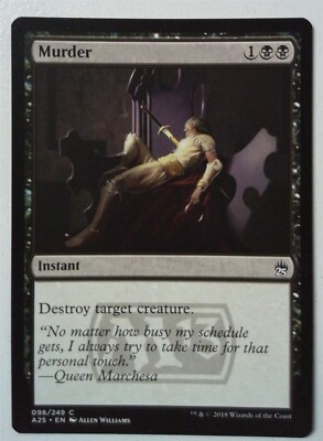 Murder *Common* Magic MtG x1 A25 Masters 25 | eBay