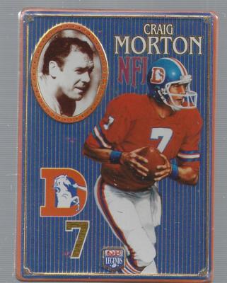 Craig Morton 1993 Metallic Images Quarterback Collection Metal Card #15 ...