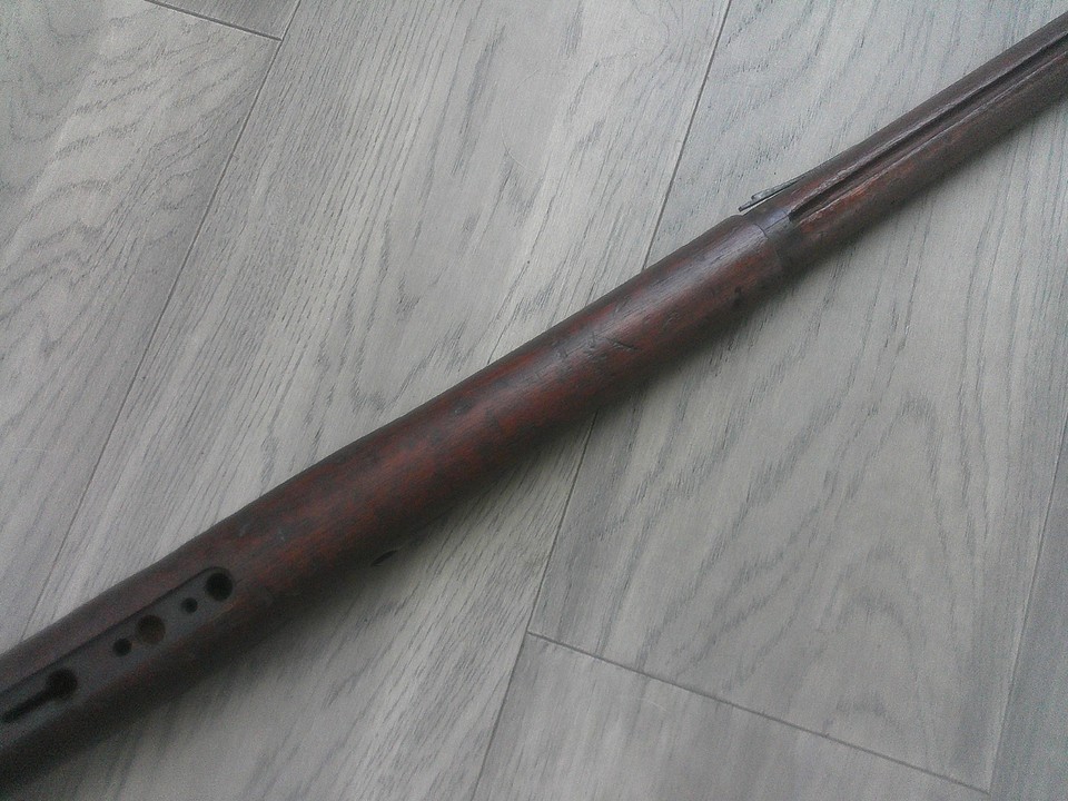 Springfield 1873 1884 Trapdoor Rifle Stock W/ Springs Original Solid ...