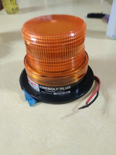 FIREBOLT STROBE LITE VOLTAGE 12-72 VDC Amber Flashing Light F32 Target ...