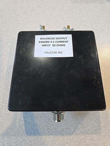 Palstar Baluns B4000N 4:1 Input 50 ohms | eBay