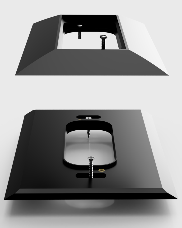 Ring PRO 2 video Doorbell adapter plate NUTONE and M&S intercom. Hidden ...