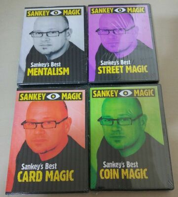 Best of Jay Sankey Magic 4 DVD - Card Coin Street Mentalism Mental for ...