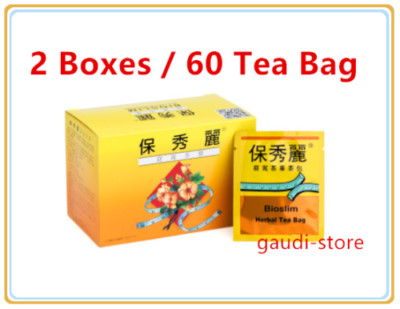 Bioslim Tea Bio Slim Mild Laxative Herbal Tea Bags ( 60 Teabags) 保秀麗窈窕茶 ...