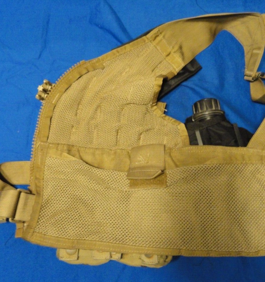 COYOTE TAN FLC FIELD LOAD BEARING FULLY LOADED COMBAT TACTICAL CHEST ...