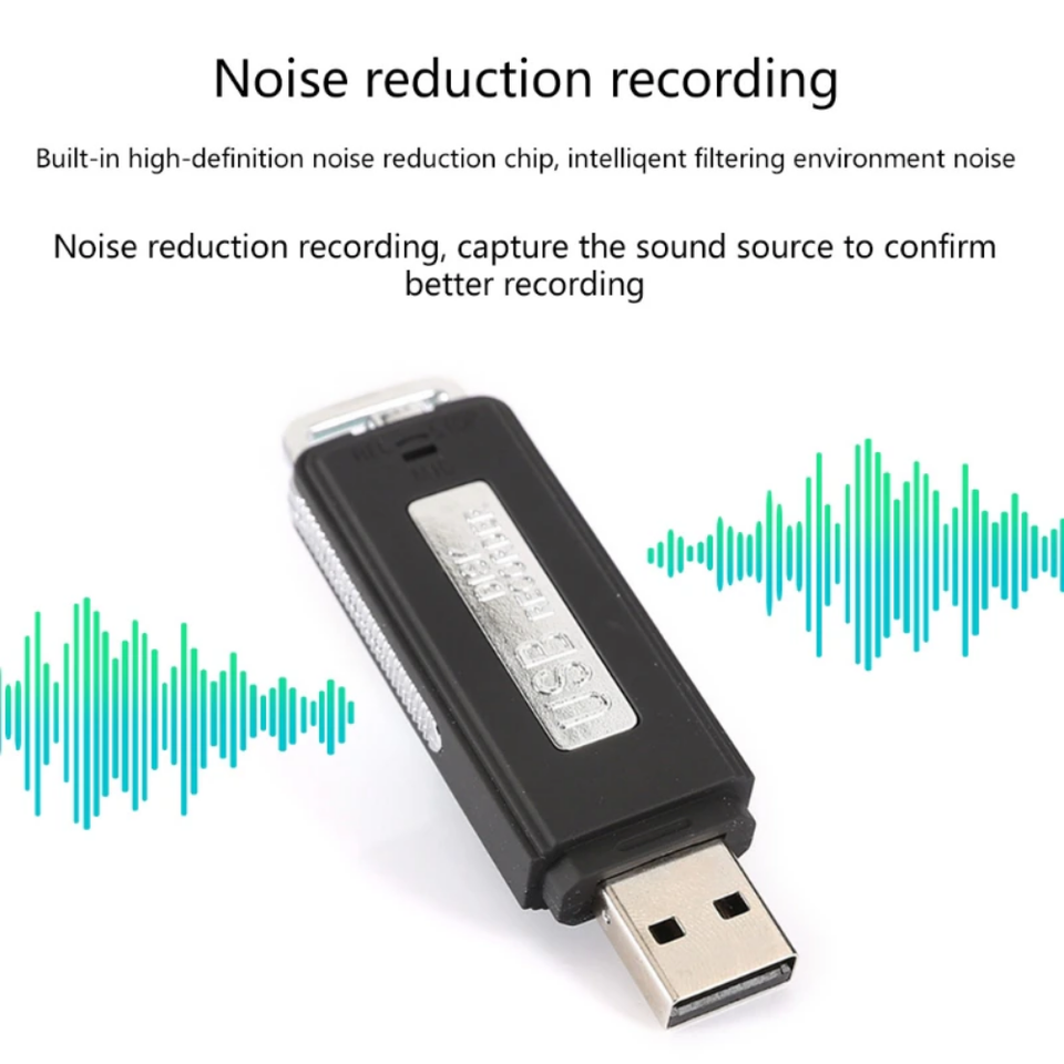 Mini Spy Audio Recorder Voice Activated Listening Device Microphone ...