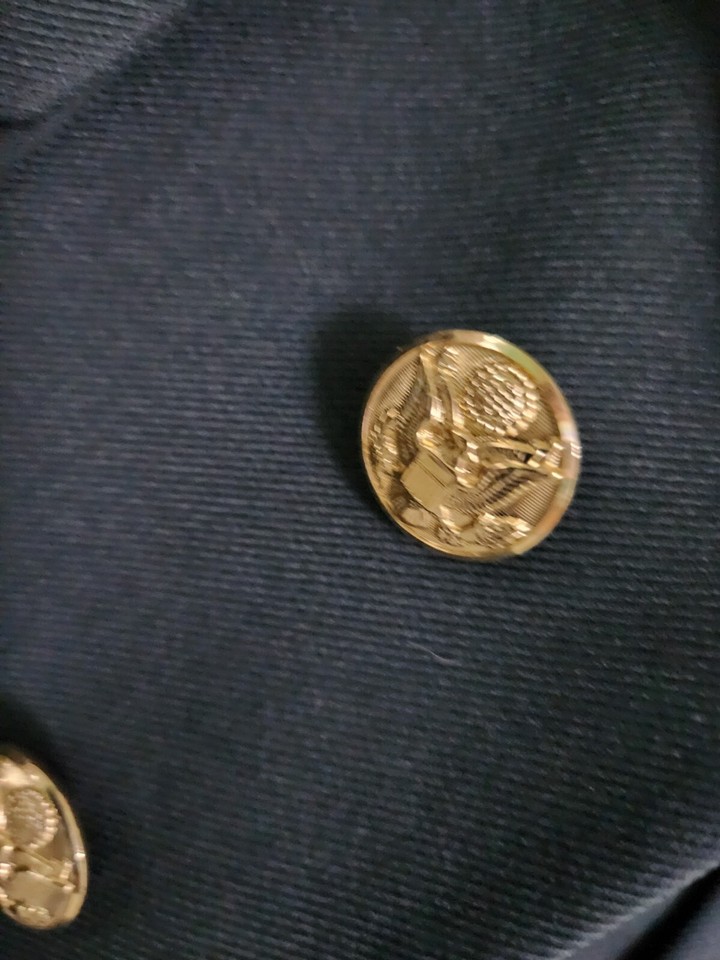 US Army Green 491 Parade Dress Coat Sgt 1st Class 76th Infantry Patches-Sz 42S | eBay