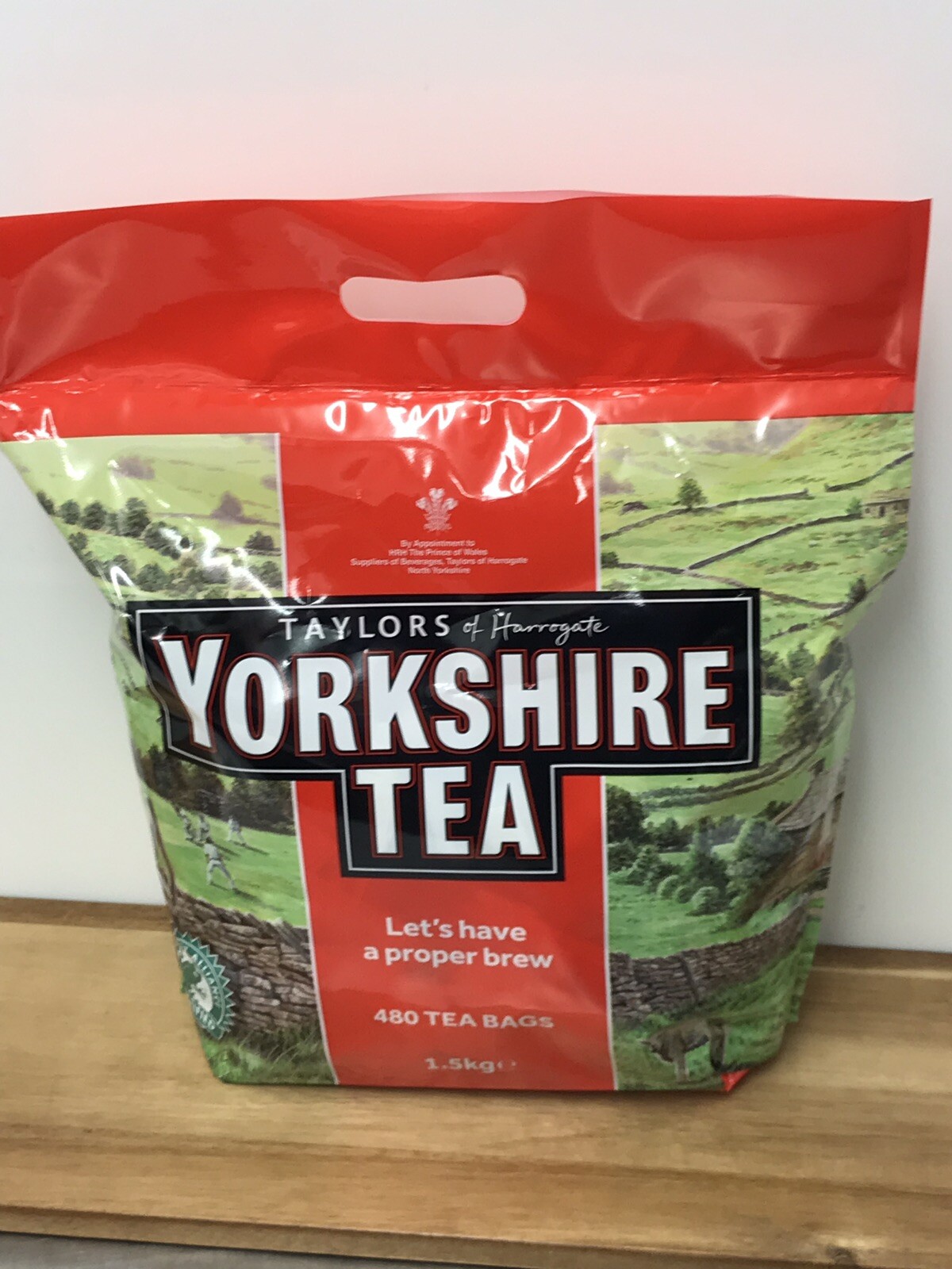 YORKSHIRE TEA BAGS x 480'S 1.5KG Proper Tea , Bulk Bag Long Date , Not ...