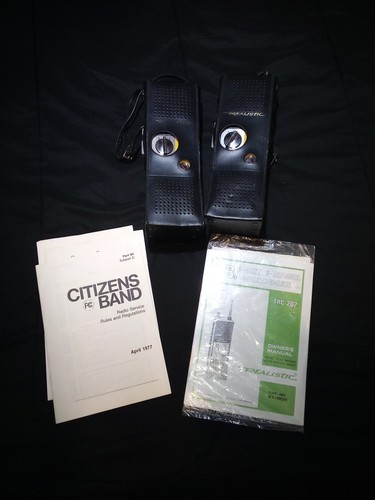 Realistic TRC-214 Handheld CB Radio Walkie Talkie for sale online | eBay