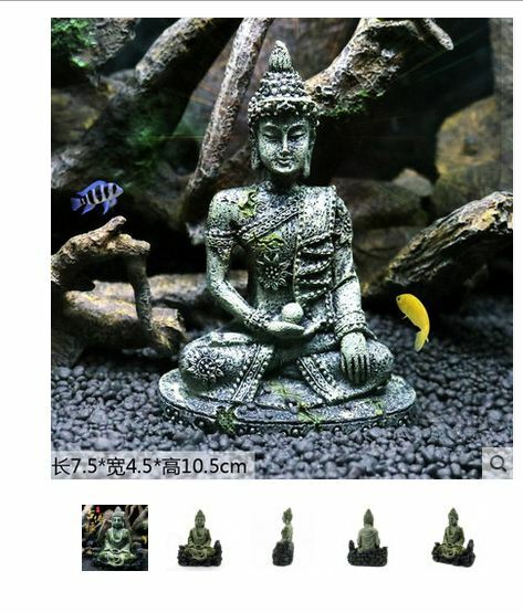 fish tank aquarium decoration resin figures Ornament-Ancient Buddha ...