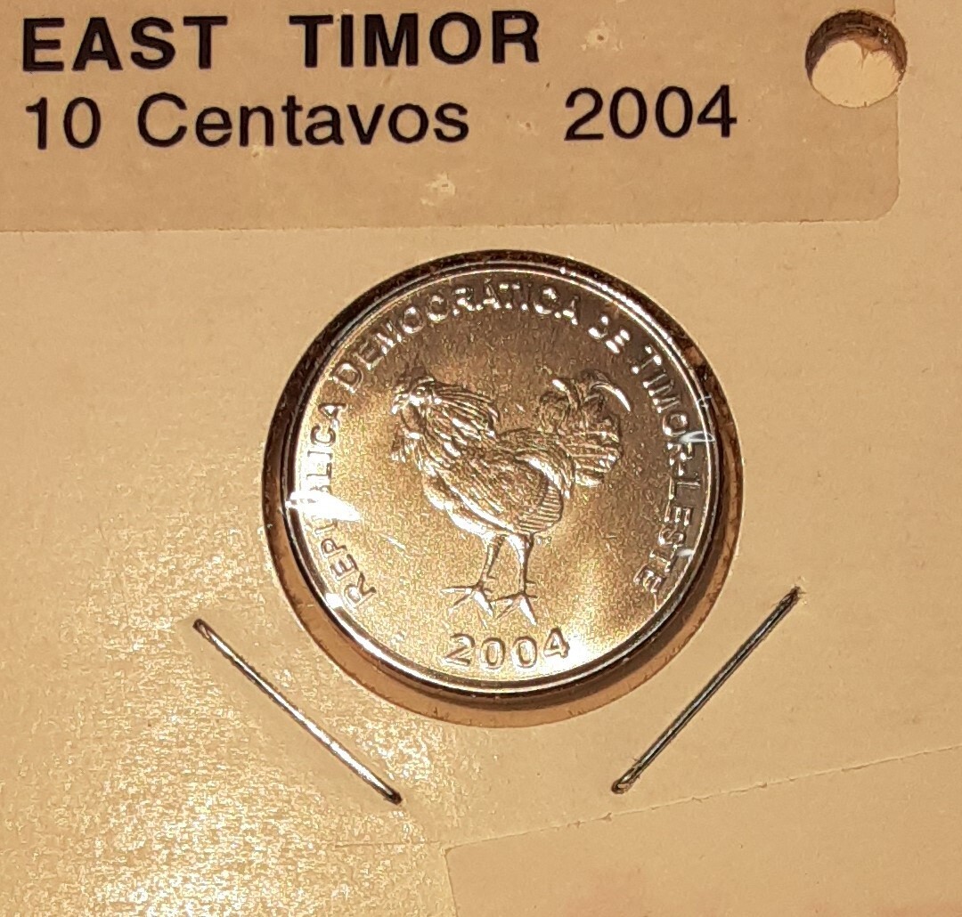 2004 Timor-Leste 10 Centavos Steel Coin/Rooster Obverse Uncirculated | eBay