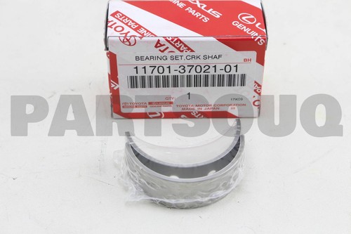 117013702101 Genuine Toyota BEARING, CRANKSHAFT 11701-37021-01 | eBay