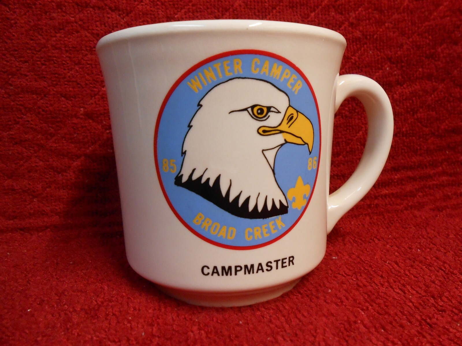 WINTER CAMPER '85-'86 BROAD CREEK CAMPMASTER CERAMIC MUG BAC BSA NEW ...