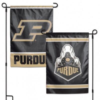 Purdue Boilermakers 2 Sided Garden Flag 12.5" x 18" [NEW] NCAA Fan Yard ...