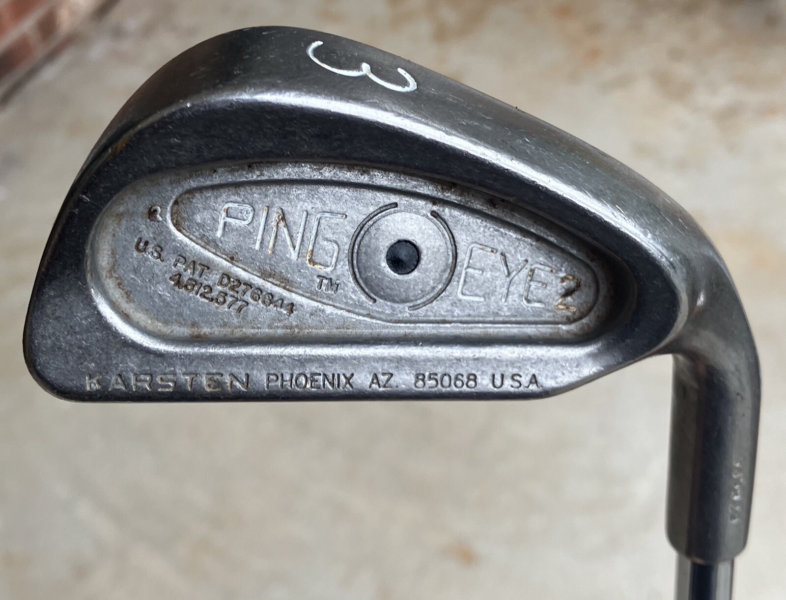 Ping Eye 2 Black Dot 3-Iron - RH - ZZ Lite - 40” - Square Grooves | eBay