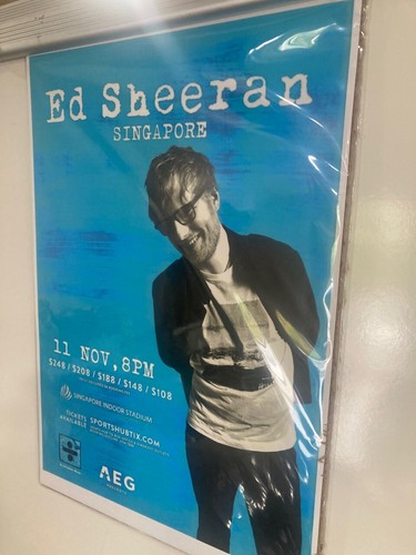 Ed Sheeran Poster Singapore | eBay
