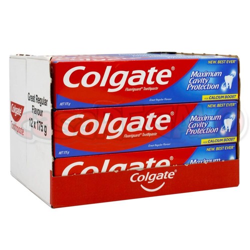 COLGATE TOOTHPASTE MAXIMUM CAVITY PROTECTION GREAT REGULAR 175g | eBay ...