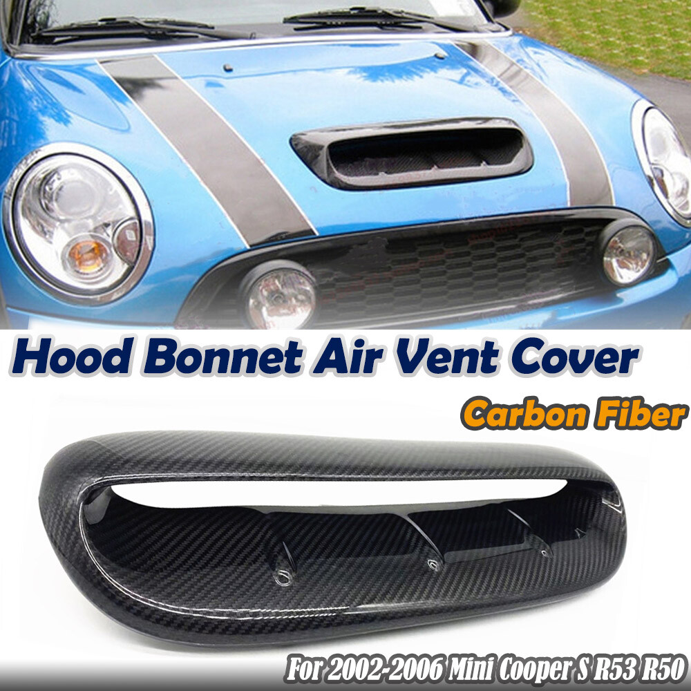 Carbon Fiber Hood Bonnet Scoop Air Vent for 2002-2006 2003 Mini Cooper ...