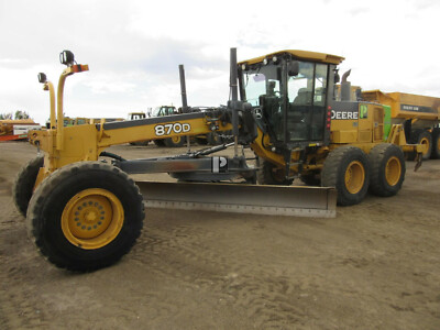 JD Deere 670D, 672D, 770D, 772D, 870D, 872D Motor Grader Operation Test ...