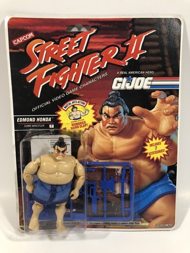 1993 GI JOE CAPCOM STREET FIGHTER 2 EDMOND HONDA 3 3/4” FIGURE SUMO ...