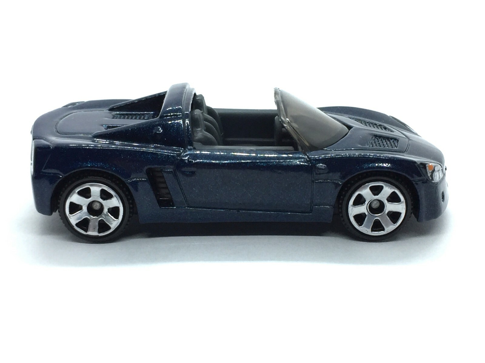 2002 Matchbox Opel Speedster Car Metallic Dark Blue Die Cast 1/55 Scale ...