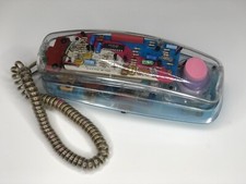 Vintage Unisonic Telephone 6900 Clear See Through Transparent Corded ...