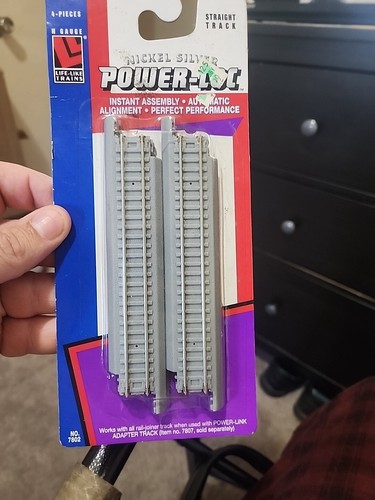 N Scale Nickel Silver Power-Loc 5" Straight Track #7802 | eBay
