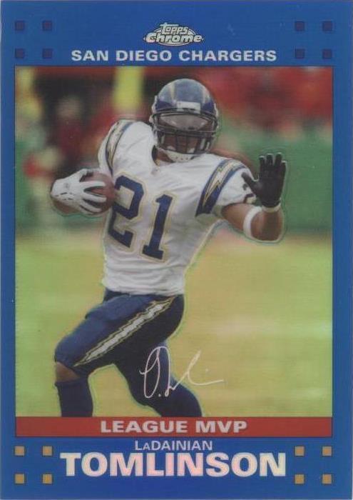 2008 Topps Chrome - Joseph Addai #TC50 Blue Refractor for sale online ...