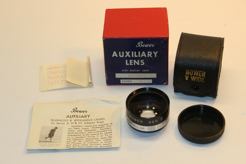 Bower Auxiliary Series V Lens Wide Angle with leather case | eBay