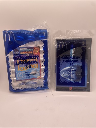 SharkBoy and LavaGirl 3D Comic Book 2005 McDonald's Happy Meal Toy #1 ...