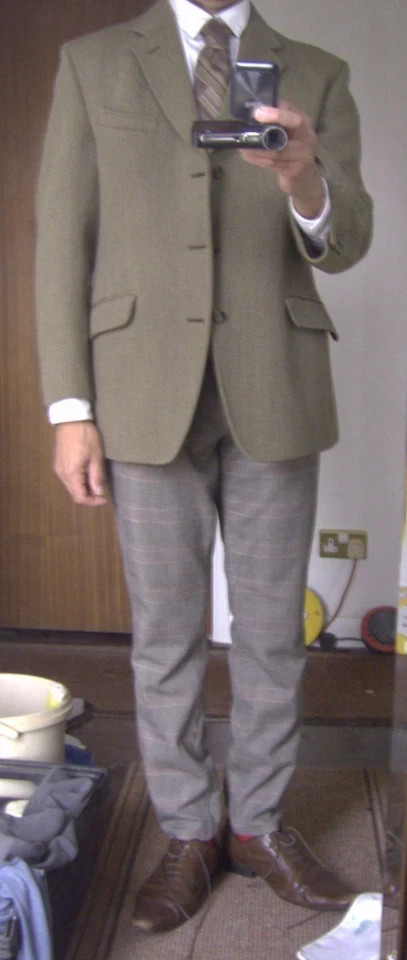 Vintage 40 ? 42 Centaur Keepers Tweed Jacket Green Wool Shooting ...