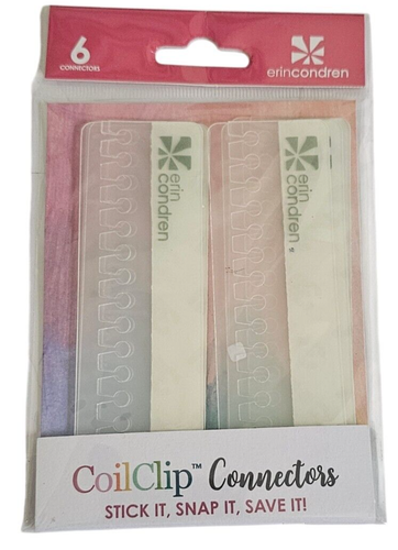 2015 Erin Condren Designer Accessories Planner Clear CoilClip Connector ...