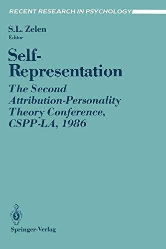 Self-Representation : The Second Attribution-Personality Theory ...