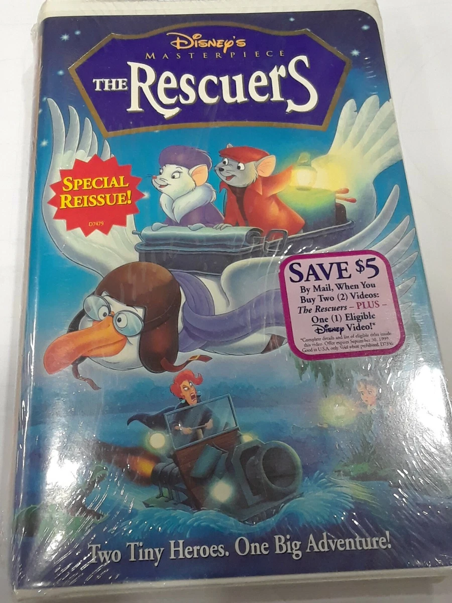 The Rescuers Vhs 1999