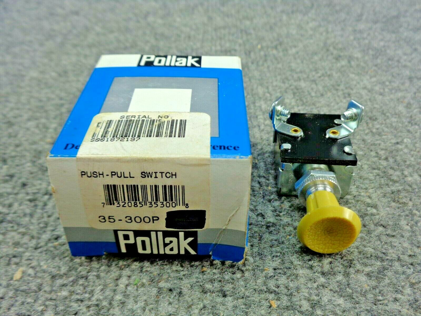 New Unused Genuine Pollak 35-300P Push Pull Switch | eBay