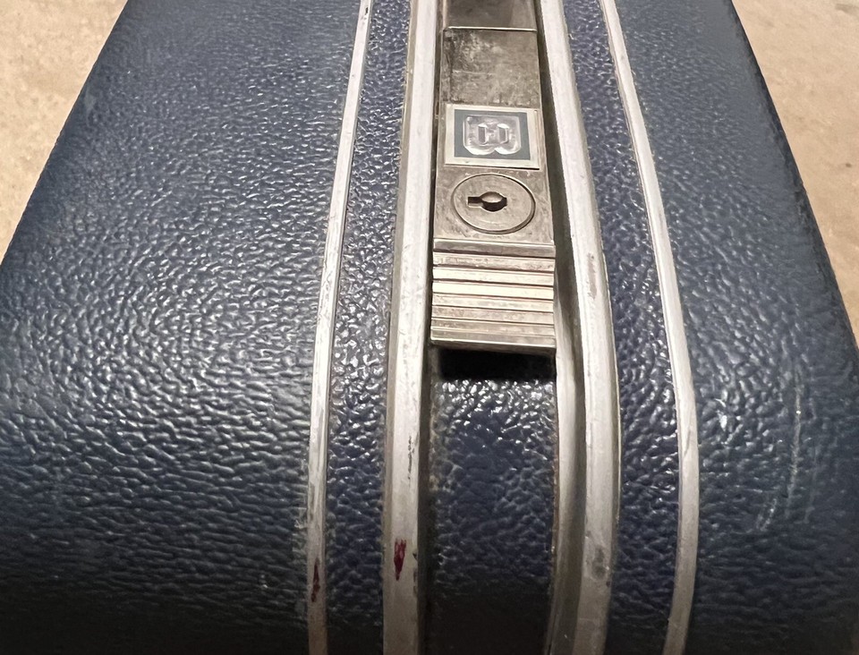 Vintage Samsonite Silhouette Shwayder Bros. Blue Honeymooner Loop ...