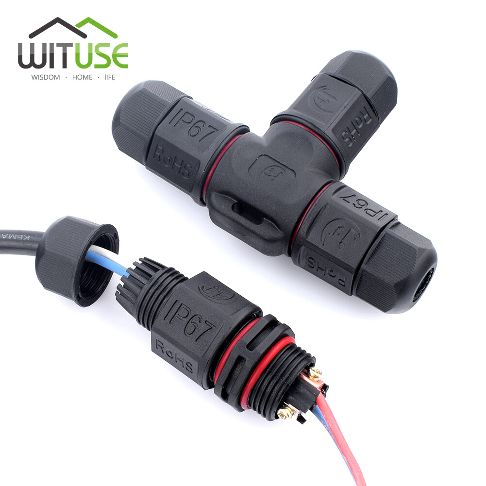 Outdoor Cable Connector 2/3 Way Waterproof Electrical Terminal Wire ...