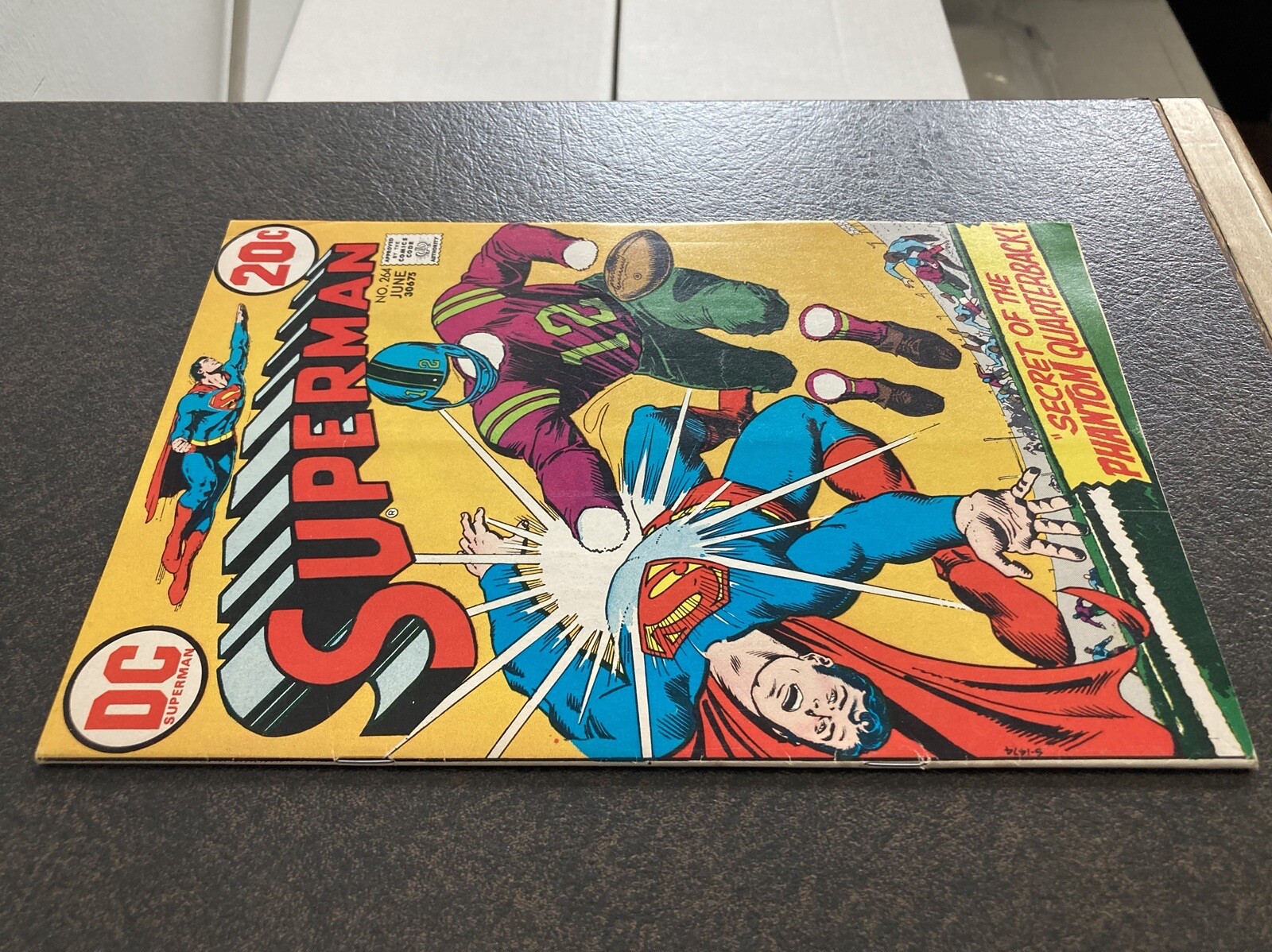 SUPERMAN #264 1ST STEVE LOMBARD 1973 DC COMICS NICK CARDY MOVIE ...