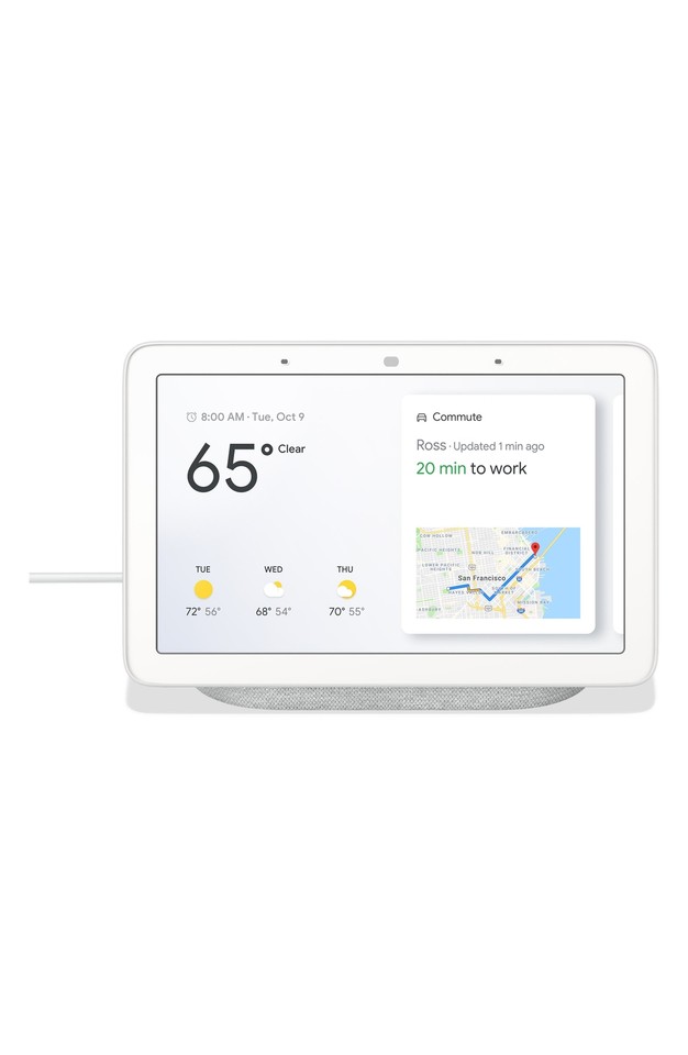 Google Nest Hub - (Chalk) Google Home Hub Smart Speaker and Touchscreen ...