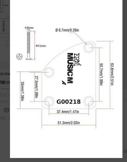 4 Holes Curved Neck plate Bolt-on For Strat Tele Guitar Bass | eBay