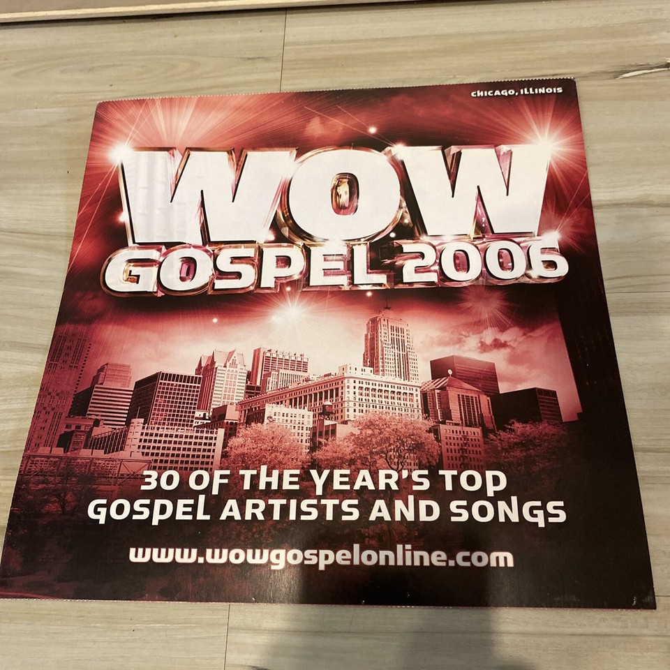 J Moss Wow 2006 12x12, Album Flat Poster Christian Gospel | eBay