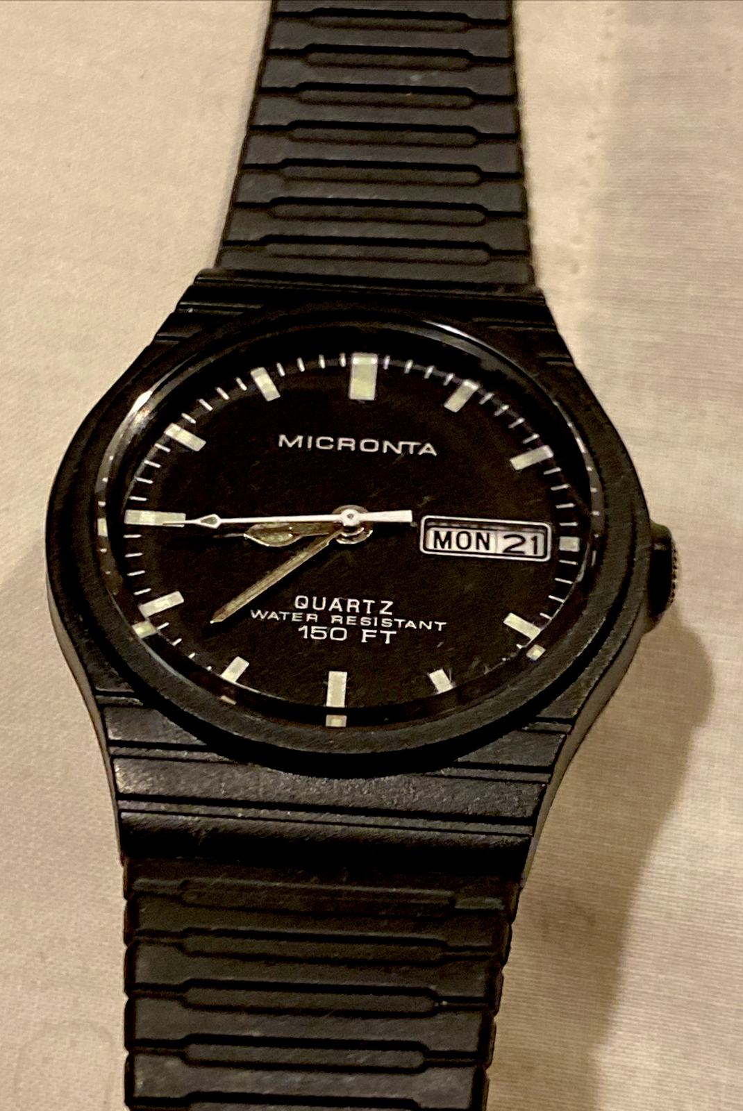 Vintage Micronta Radio Shack Watch Quartz Watch *Water Proof 150ft *NEW ...